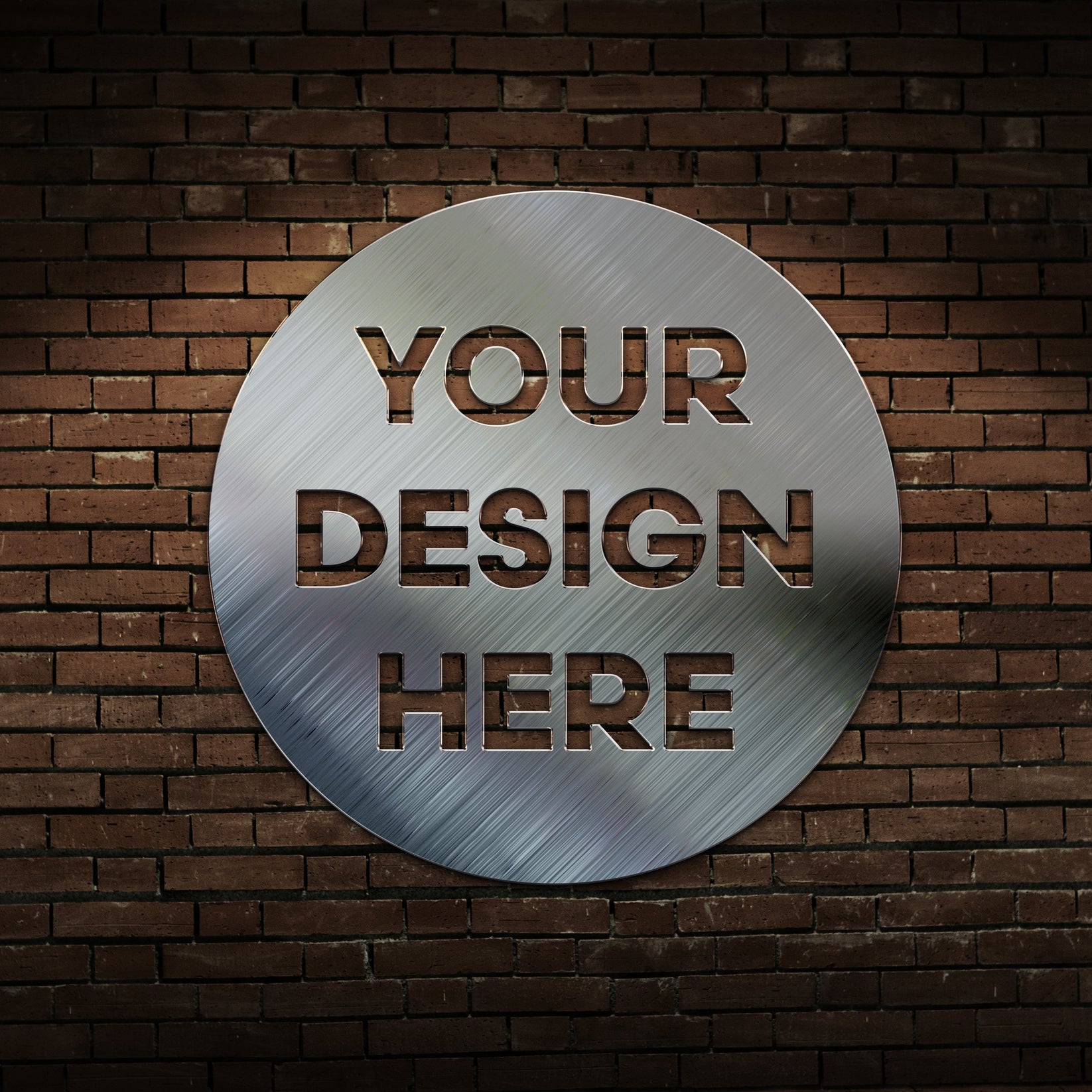 Brushed Aluminium 3D Wall logo - A Custom Distinctive Signage Solution ...