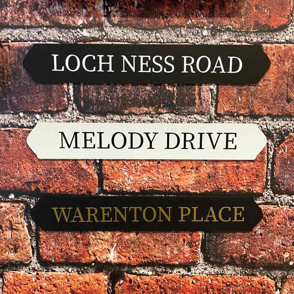 Custom Metal Gate Signs – next level displays