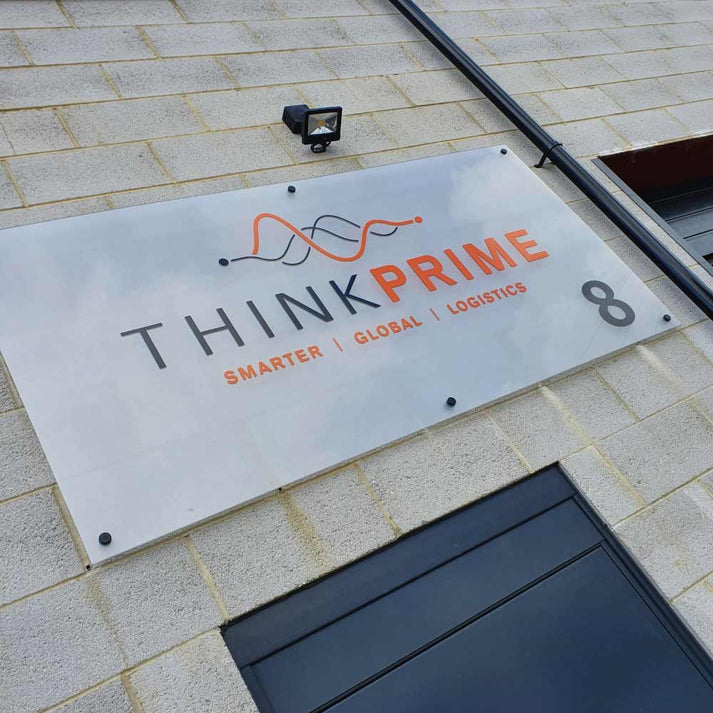 Acrylic Panel Sign - Elegant and Customised Display – next level displays