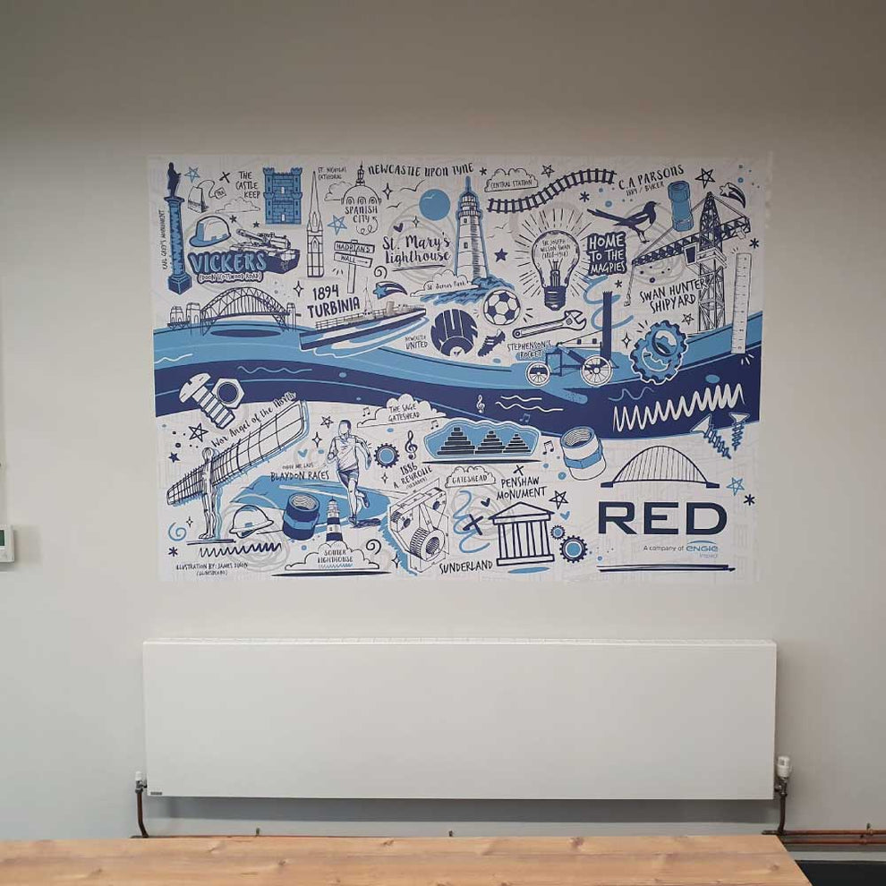 Logo Wall Stickers - Showcase Your Brand with Impact – next level displays